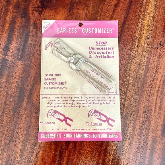 Other | Vintage Nos Clip On Earring Adjuster Ee2 Earees Customer | Poshmark
